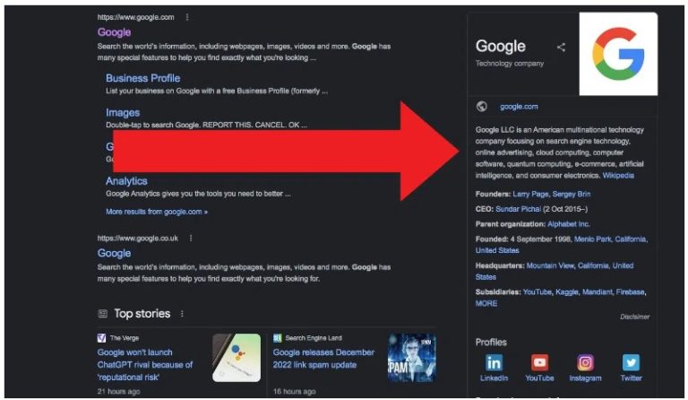 Google 知識面板如何運作？ - WebRto 全球數位行銷公司